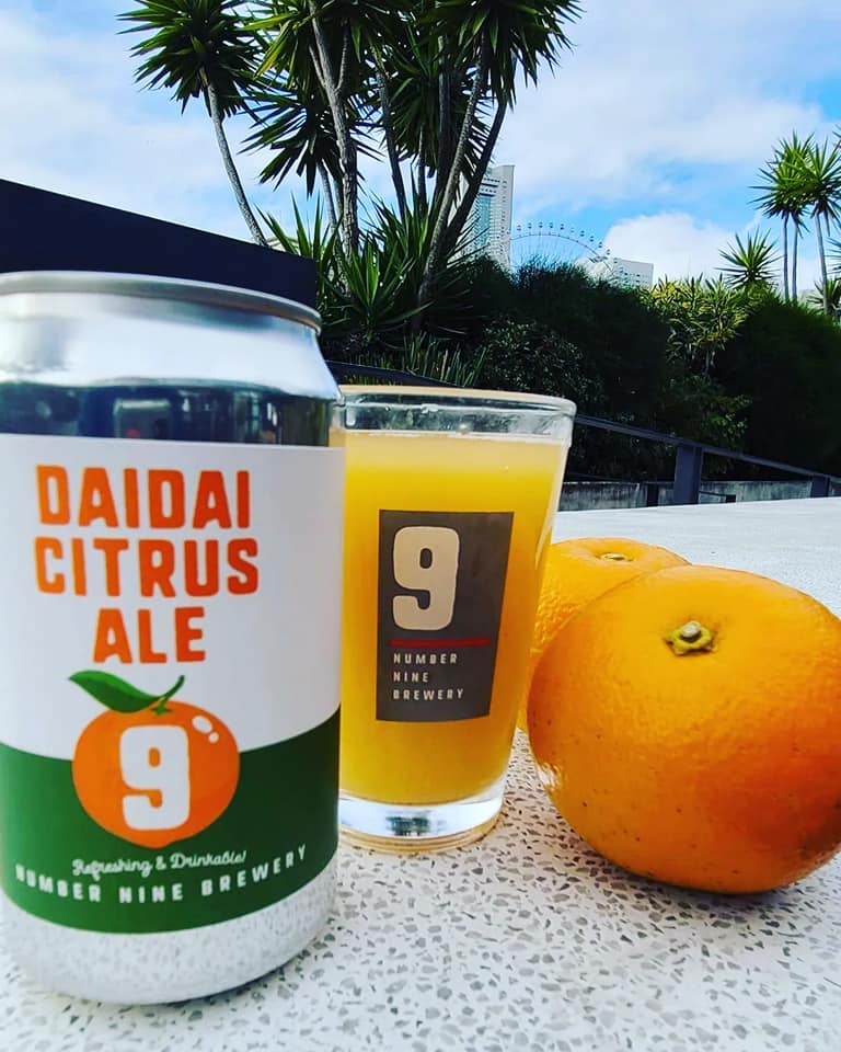 爽やかなだいだいが香る！No.9 BREWERY「DAIDAI CITRUS ALE」新発売 | 日本ビアジャーナリスト協会